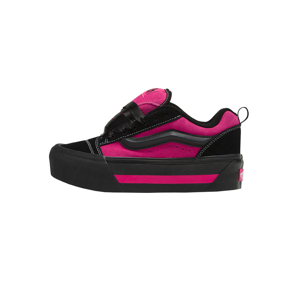 Vans KNU Stack Black - Pink - Laces Mx – LACES STORE